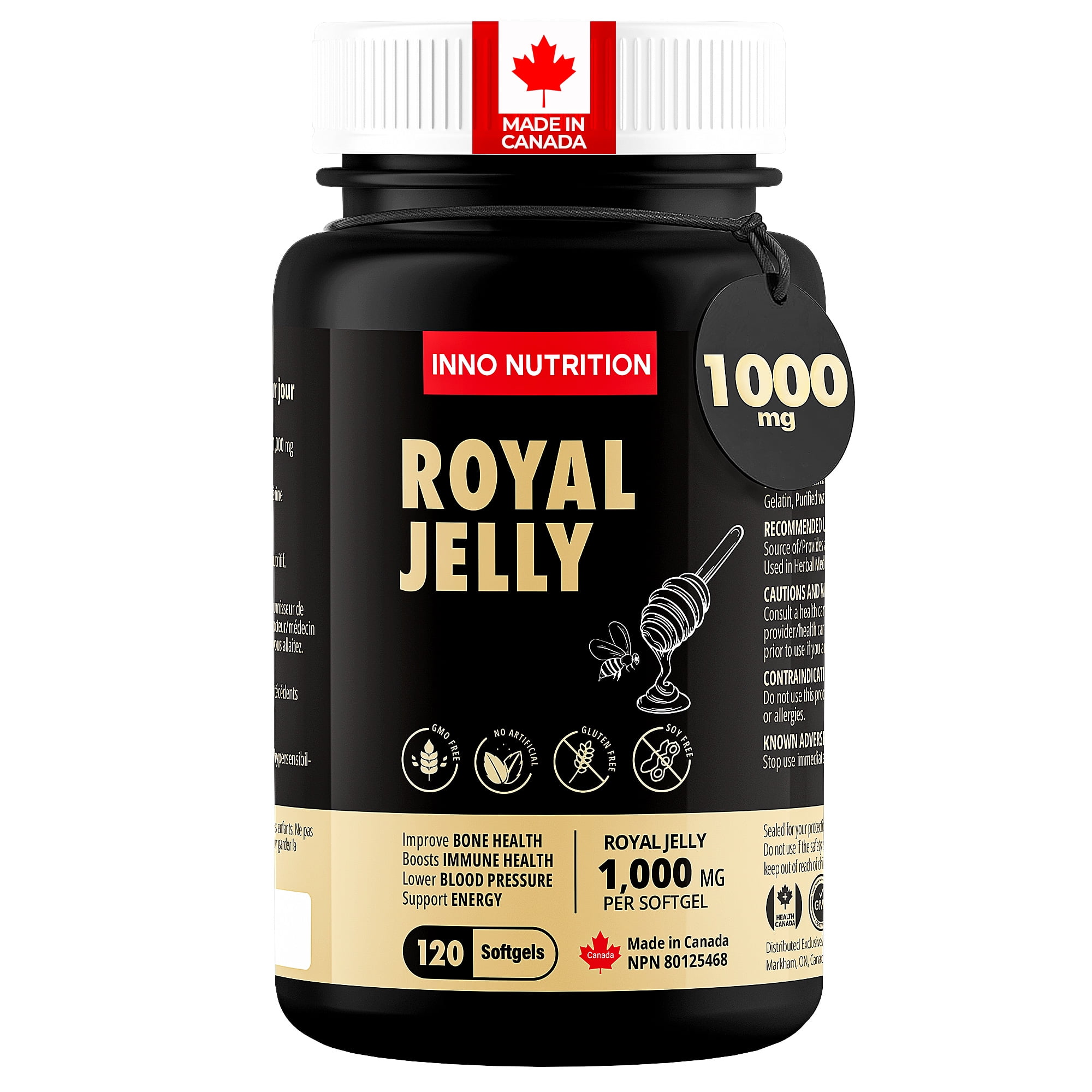 Click here for Inno Nutrition Royal Jelly 1 000mg - 120 Softgels... prices