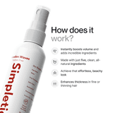 Simpletics Himalayan Sea Salt Spray, Texturizing and Volumizing ...