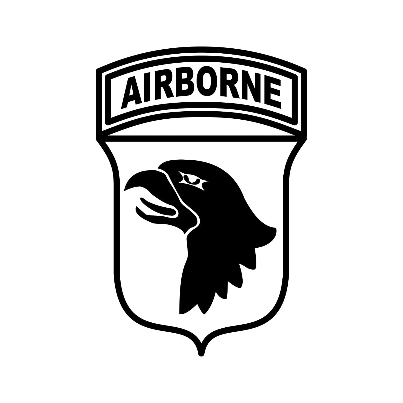 101st Airborne Division Sticker Decal Die Cut - Self Adhesive Vinyl ...