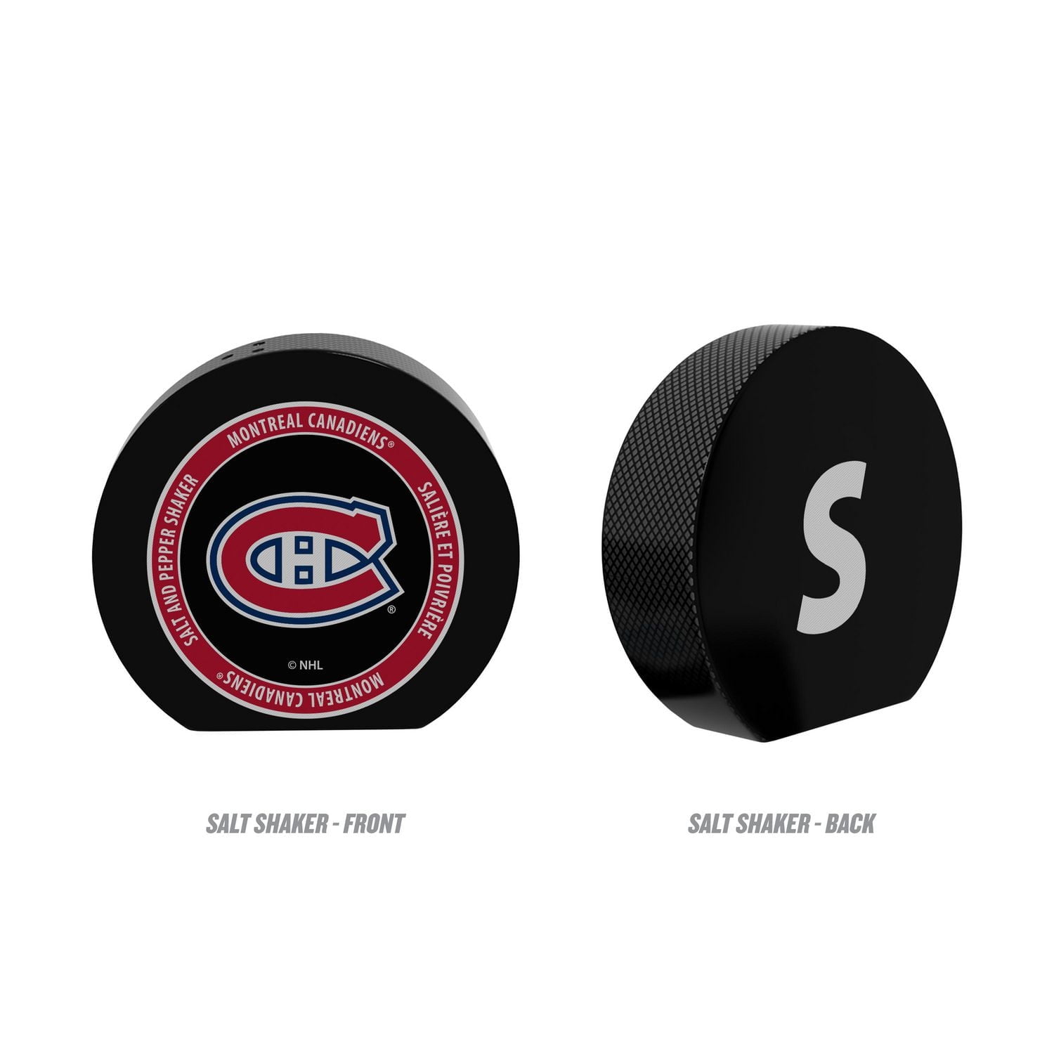 OFFICIALLY LICENSED NHL PUCK SALT & PEPPER SHAKER MONTREAL CANADIANS ...