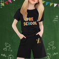 Big Girls Outfits Two Piece Casual Round Neck Printed Top And Pants ...