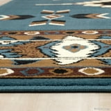 Allstar Light Blue Woven High Quality Rug. Traditional. Persian. Flower ...