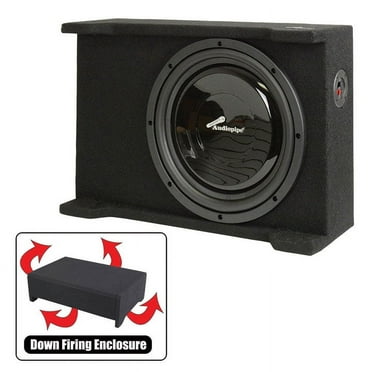 Bass Rockers BR Single 12" Shallow Subwoofer Box Low Sealed Slim ...