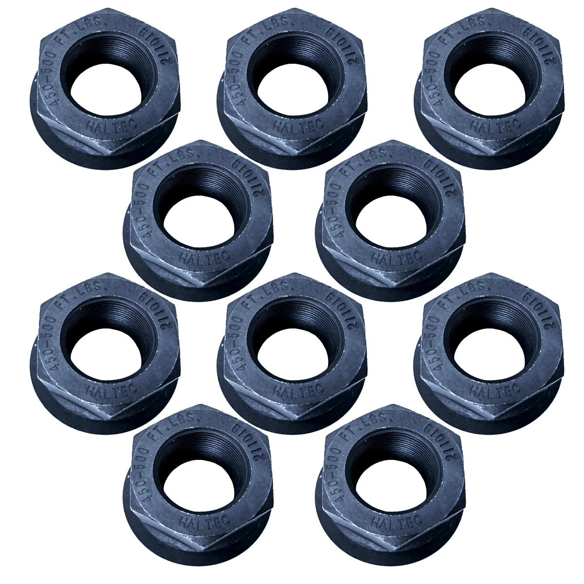 10 Two Piece Flanged M22x1.5 Wheel Nuts 33mm Hex Unimount Hub Piloted ...