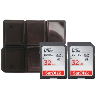 SanDisk Ultra 128GB SXHC UHS-I Memory Card - 80MB/s, C10, Full HD, SD ...