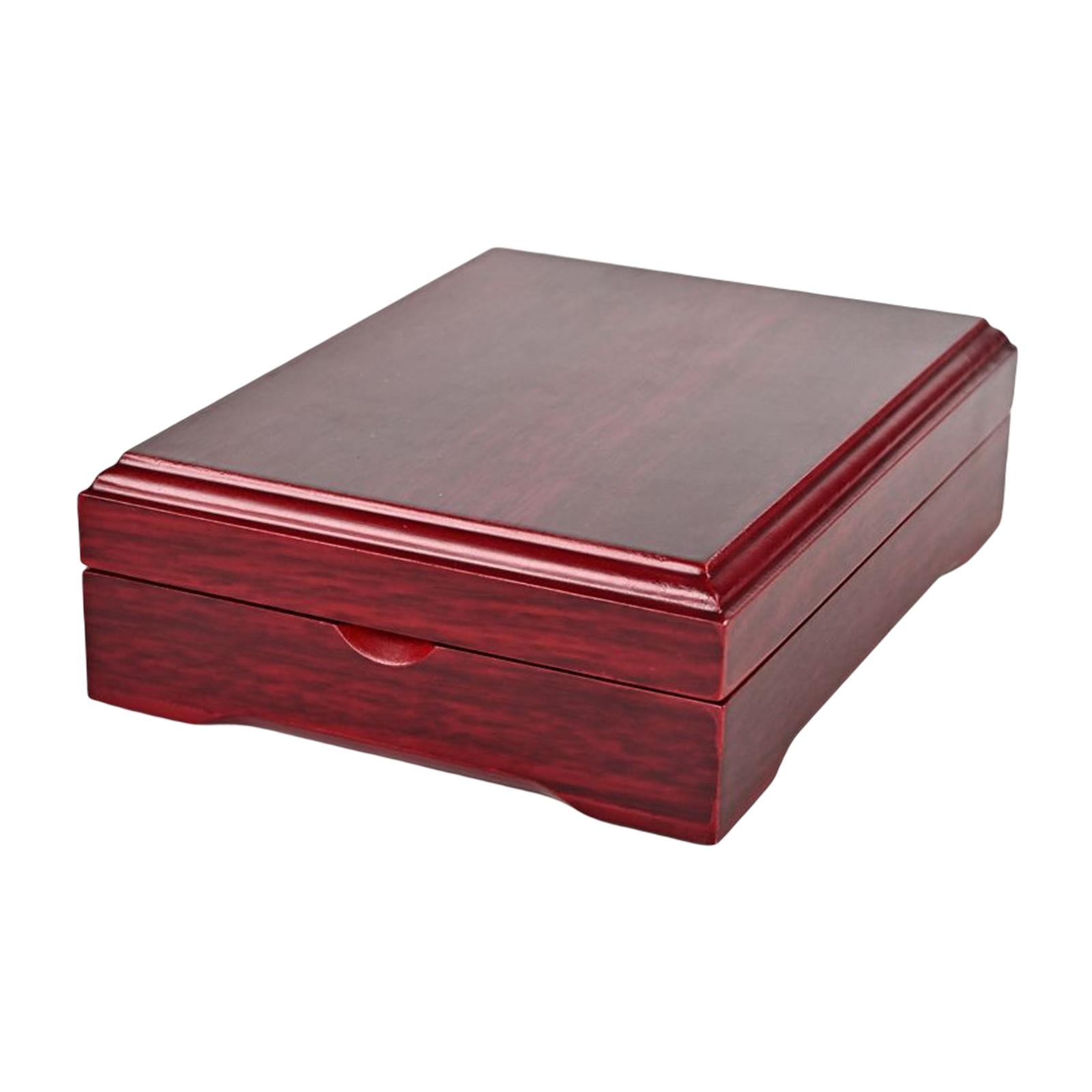 Portable Wooden Display Box Storage Case Collection Box Medal Badge ...