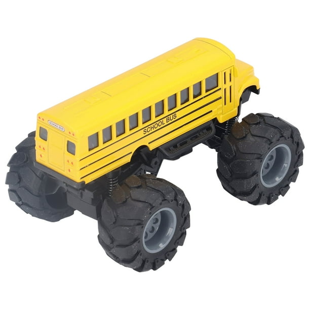 School?Bus?Model?Toy, Plastic Interior?Chassis Big?Wheels School?Bus ...