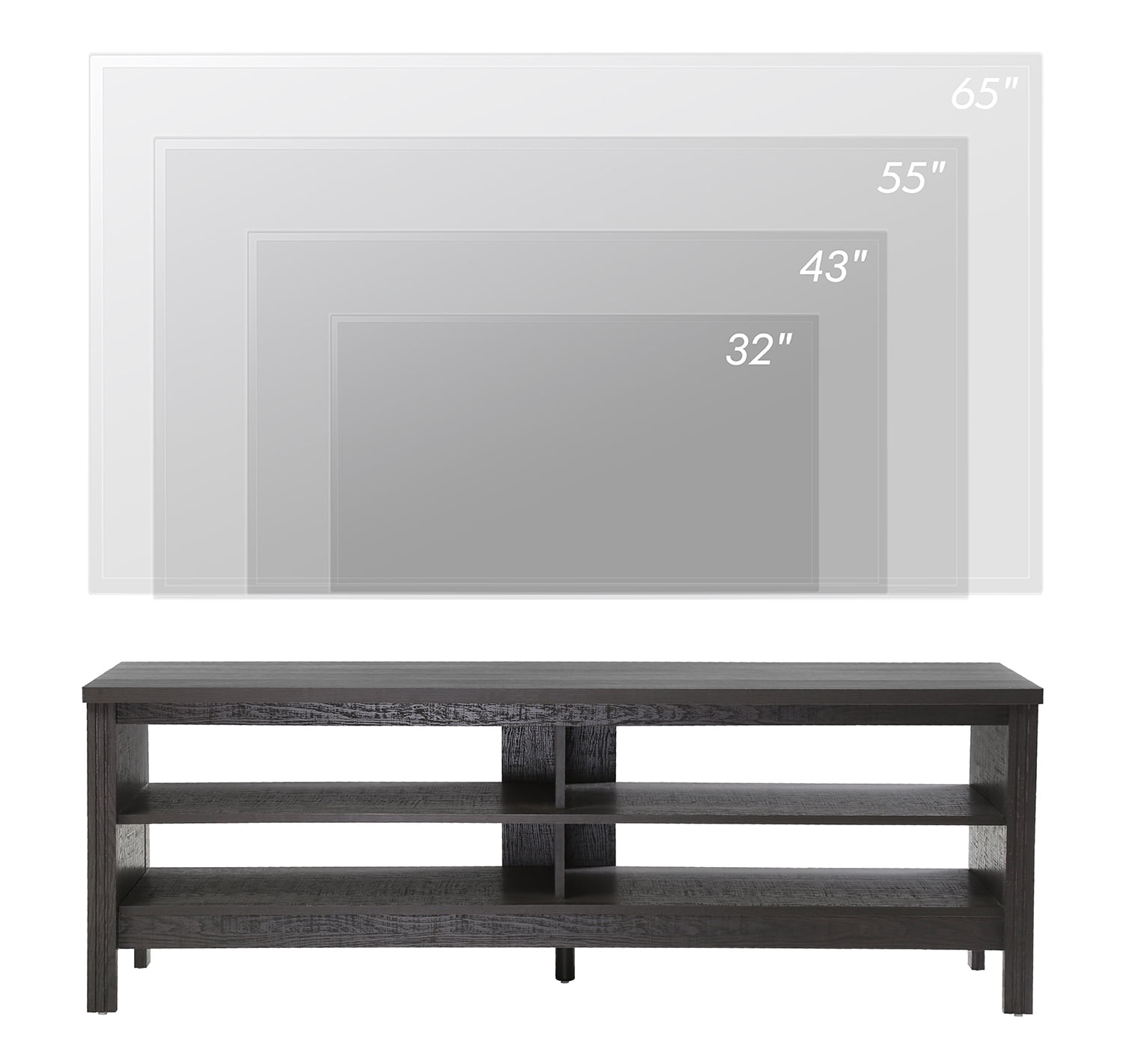 TV Stand for 65 Inch TV Stands, Media Console Entertainment Center ...