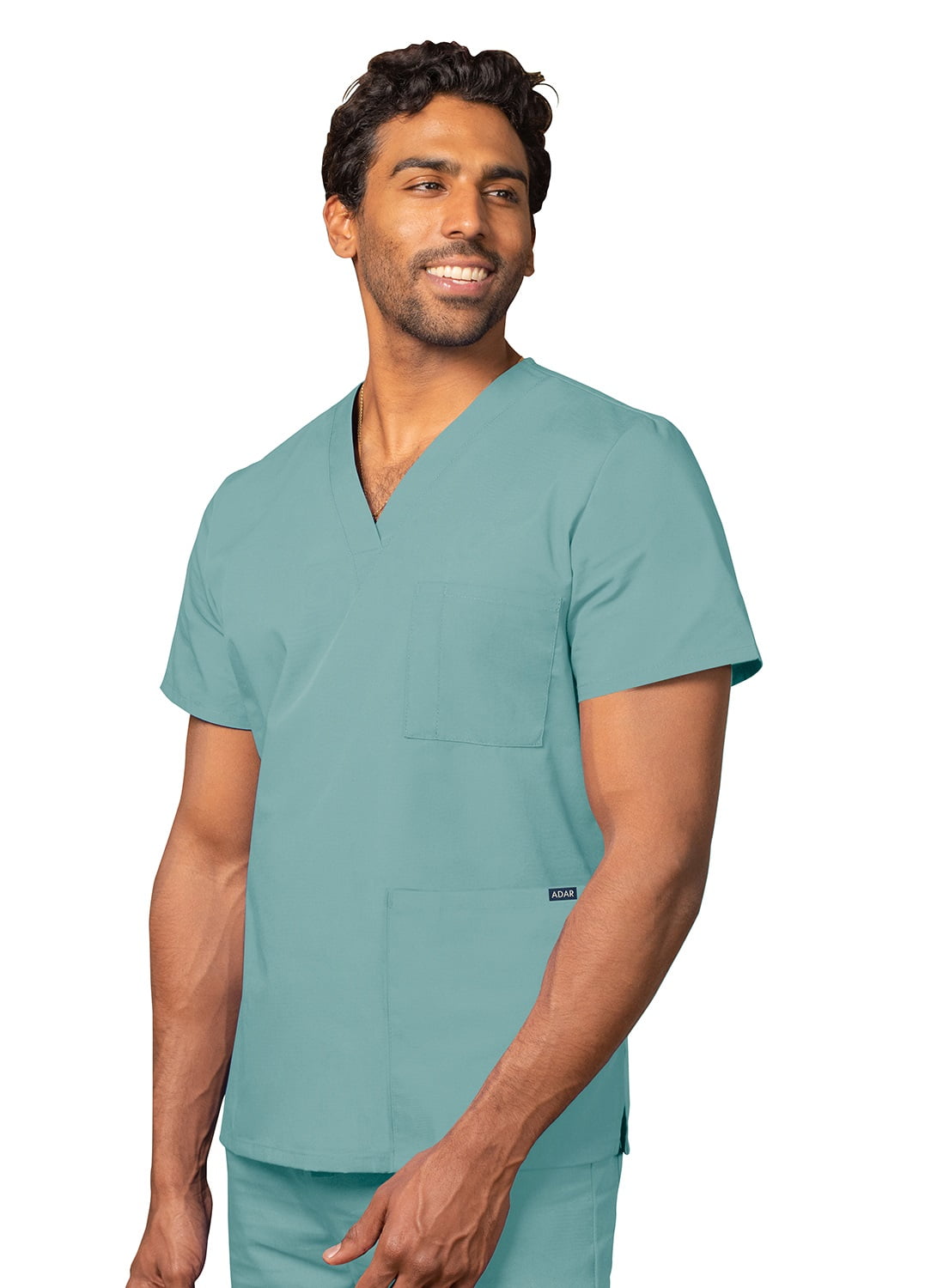 Adar Universal Unisex Scrubs - V-Neck Tunic Scrub Top - Walmart.com