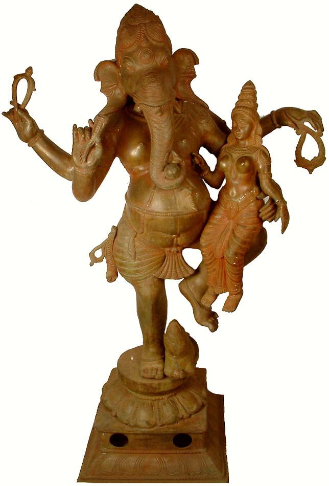 Large Size Lord Ganapati with His Shakti - Walmart.com