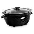 Elite Gourmet 6Qt. Diamond Series Slow Cooker, Black - Walmart.com