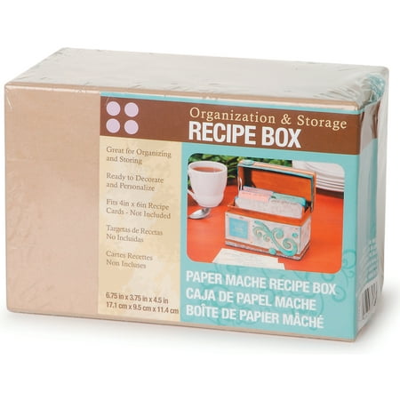 Paper-Mache Recipe Box | Walmart Canada