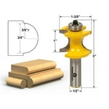 Yonico 5 Bit Bullnose Router Bit Set C3 Carbide 1/2" Shank- 13515 ...