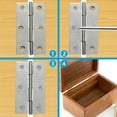 6Pack Butt Hinge 3 Inch Mini Hinges 304 Stainless Steel Hinges Small ...