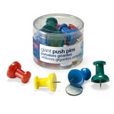(6 Pk) Officemate Giant Push Pins 12 Per Tub - Walmart.com