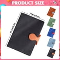 A5 Pu Leather Journal Notebook, 200 Pages Lined Diary with Buckle & Pen ...
