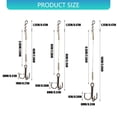 LICEWO Pack of 3 High Strength Treble Hook Rigs for Professional ...