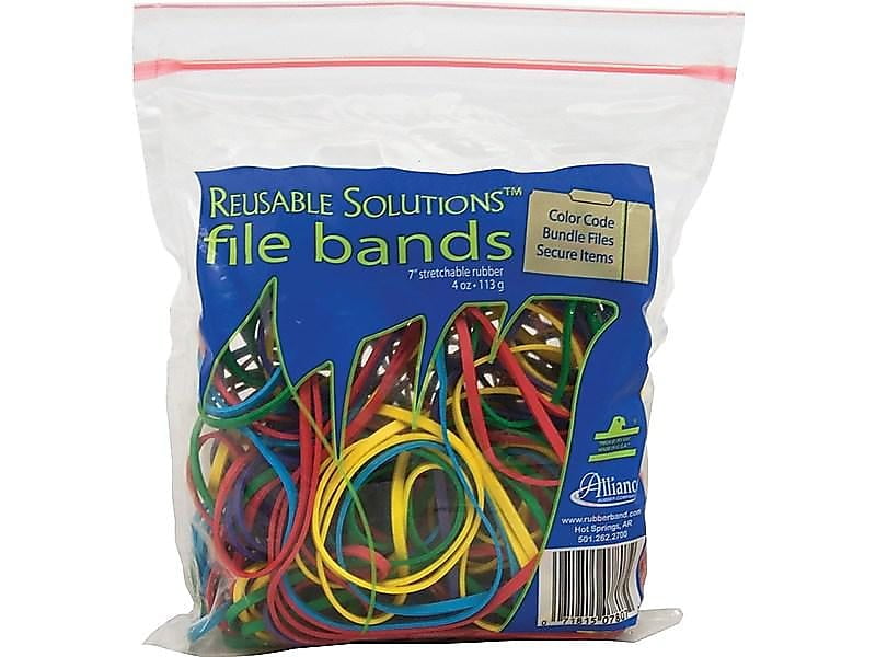 Alliance Rubber Reusable Solutions Multi-Purpose Rubber Bands #117B ...