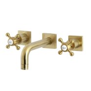 Nautical Single-Handle Bathroom Faucet with Push Pop-Up, Brushed Brass ...