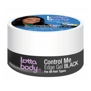Natural Black Colored Edge Control Hair Gel - Walmart.com