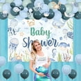 Ocean Theme Baby Shower Decoration Boy, Blue Under the Sea Baby Shower ...