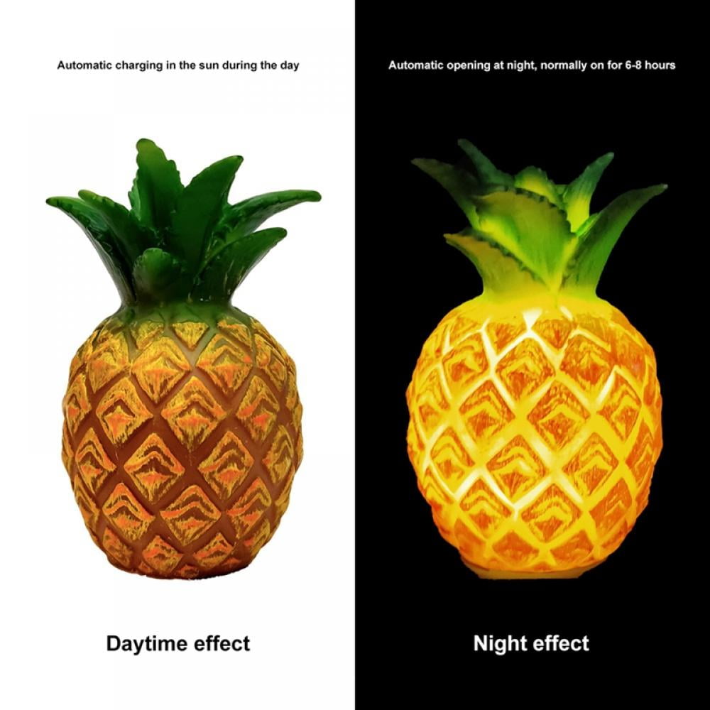 Pineapple Solar Path Light Solar Garden Decor Outdoor Pineapple Waterproof Lights Pathway Yard ...