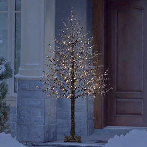 Iced Tree with LED Lights 2.1 m (7 ft.) - Walmart.ca