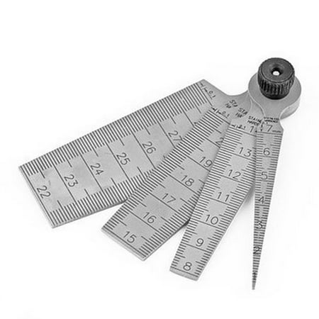 4 Pcs 0-29Mm Hole Measuring Tapers Ruler Gaps Measuring Ruler Set Depth ...