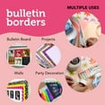 Incraftables Bulletin Board Borders, 6 Rolls (120ft), Scalloped for DIY ...