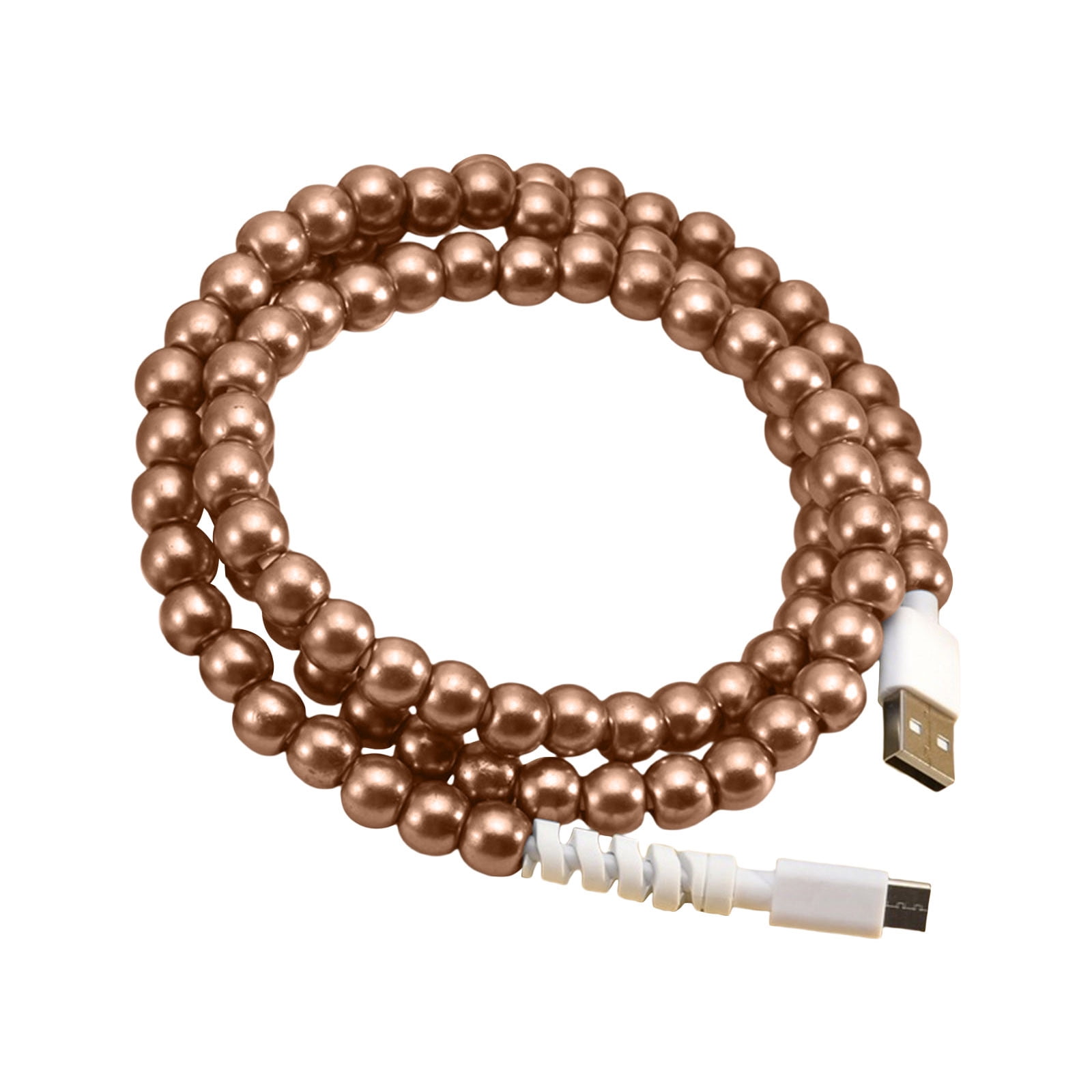 Click here for Qkdmdw A Handmade Pearl Beaded Usb Data Cable With... prices