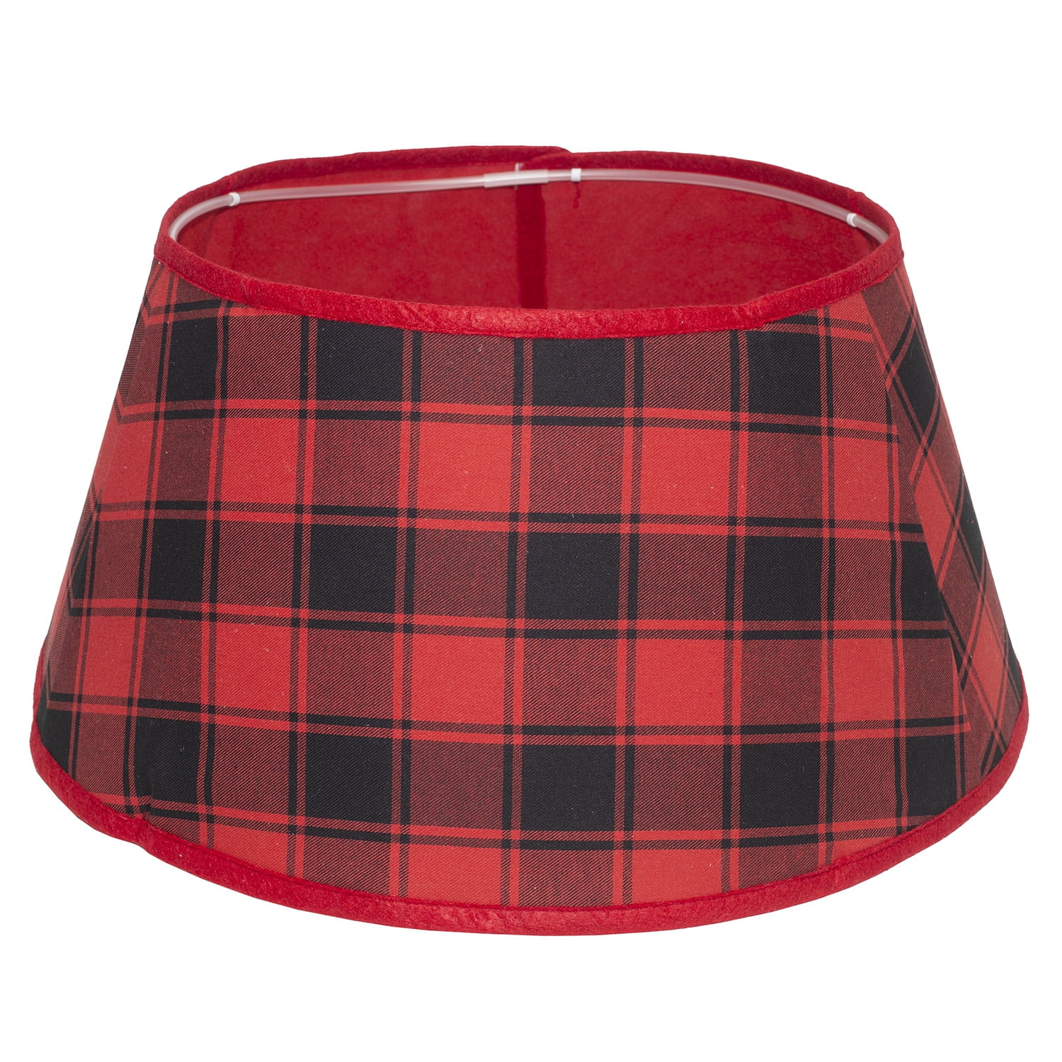 Holiday Time Plaid Stand Band™ Tree Stand Collar, Red, HOLIDAY TIME RED ...