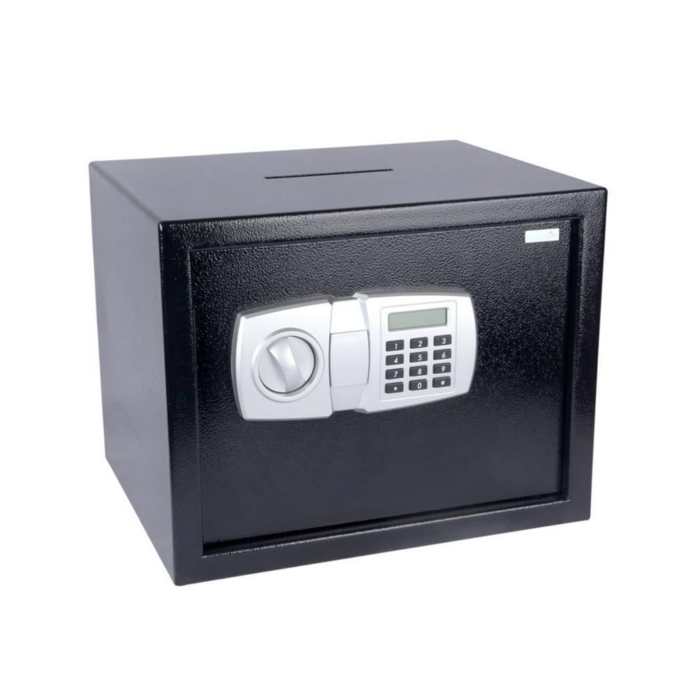 Electronic Safe Box with Mechanical Override, Includes Keys - Walmart ...