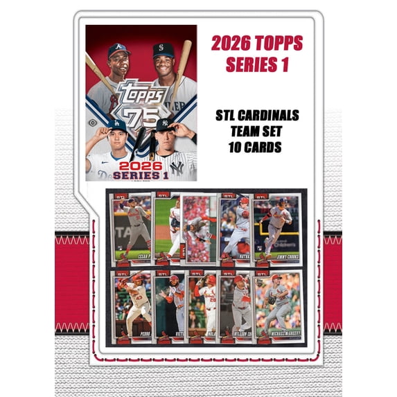2026 Topps Series 1 Baseball Card Team Set St. Louis Cardinals ...