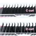 NAGARAKU Easy Fan Mega Volume Eyelash Extensions 0.03 D Curl 10-12-14mm ...
