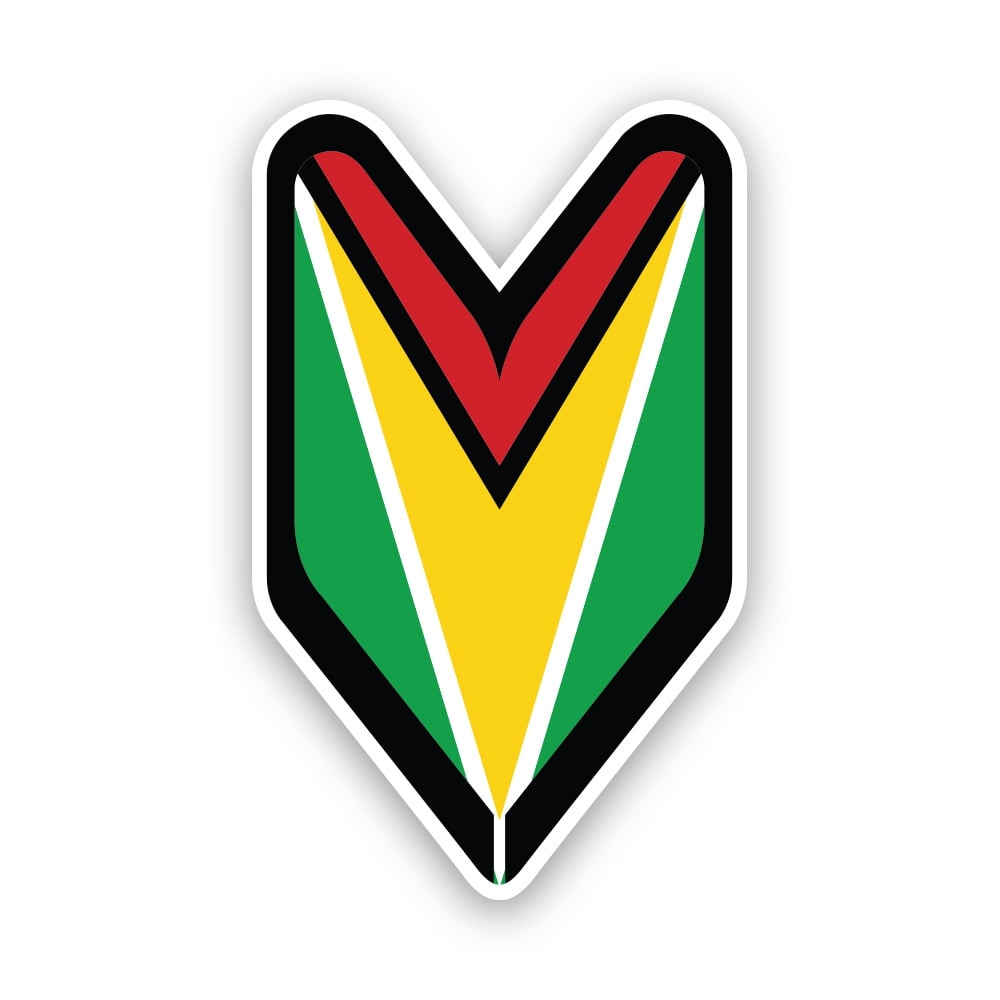 Guyanese Driver Badge Sticker Decal - Self Adhesive Vinyl ...