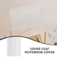 BESTYASH 3Pcs Detachable Transparent Acrylic Binder Cover for A5 Loose ...
