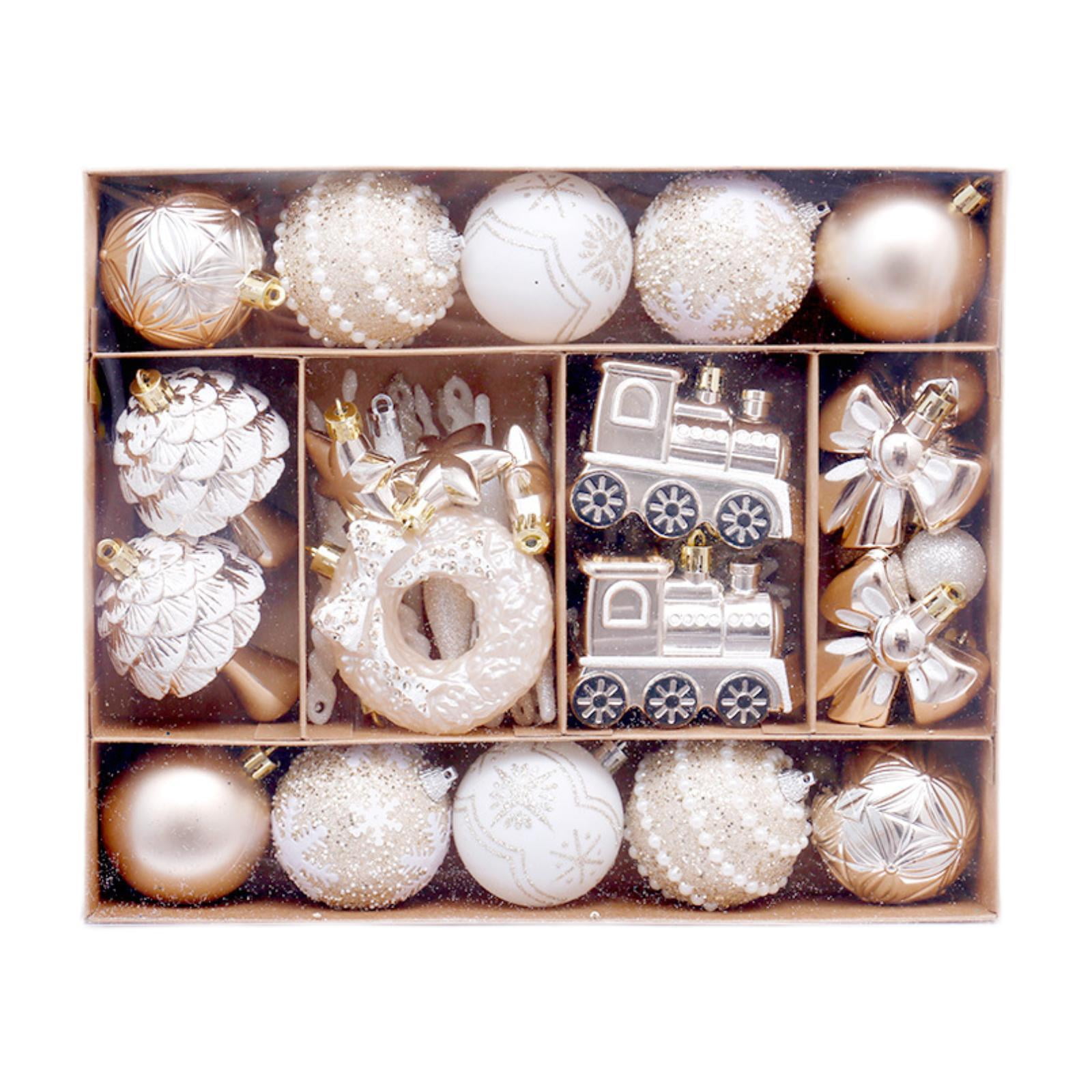 Click here for Yuksok 45 Pieces Christmas Tree Ball Ornaments Cha... prices