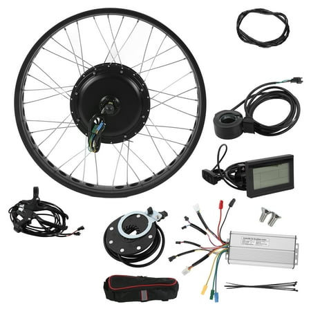 W Electric Bike Conversion Kit,26 Inch Fat Tire Electric Bike Fat Tire ...