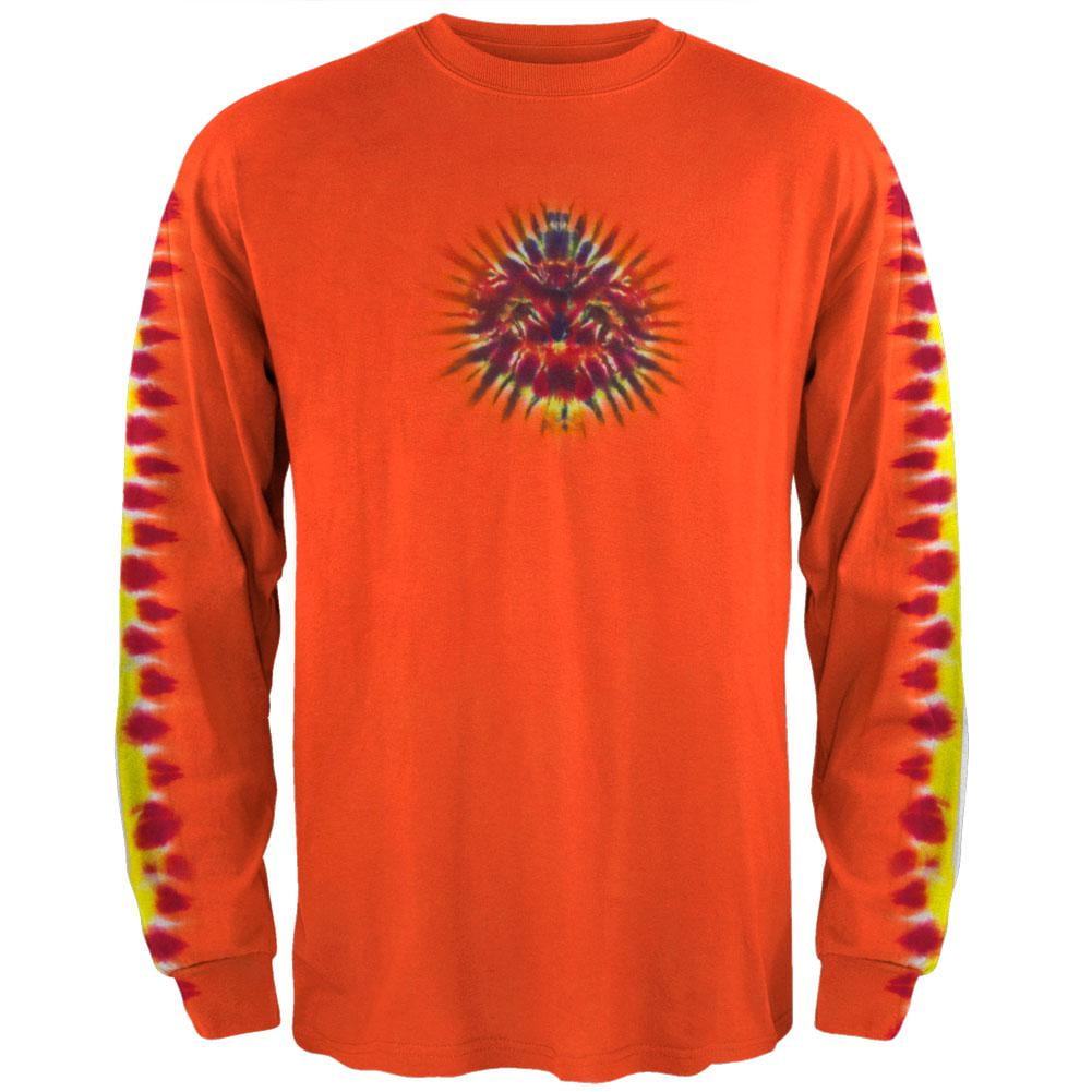 Orange Fire Shoulder Long Sleeve T-Shirt | Walmart Canada