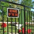 HY-KO Beware of the Dog Sign 8.5 x 12 inch Plastic Outdoor Warning Sign ...