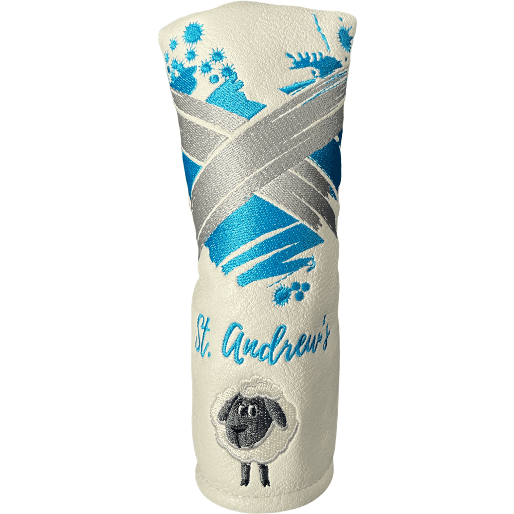 Scotland White Blade Putter Cover - St Andrews, Highland Cow - Bag ...