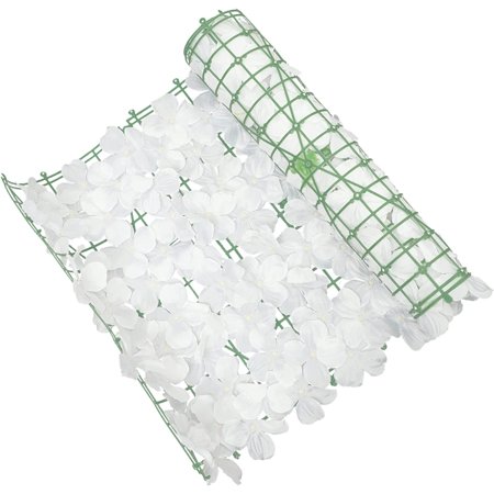 HEIBIN Artificial Flower Privacy Screen Decorative Fence Flower Wall ...