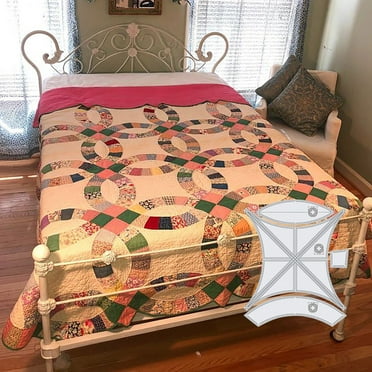 CutRite Slit'N Sew Double Wedding Ring Quilting Template - Walmart.com