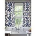 Abstract Flower Sheer Curtains for Living Room Bedroom, Spring Abstract ...
