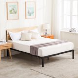 Bed Frame Platform Mecor Headboard & Slats Bedroom Furniture Wooden ...