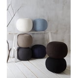 Urban Shop Round Solid Print Polyester Pouf, Dark Grey - Walmart.com