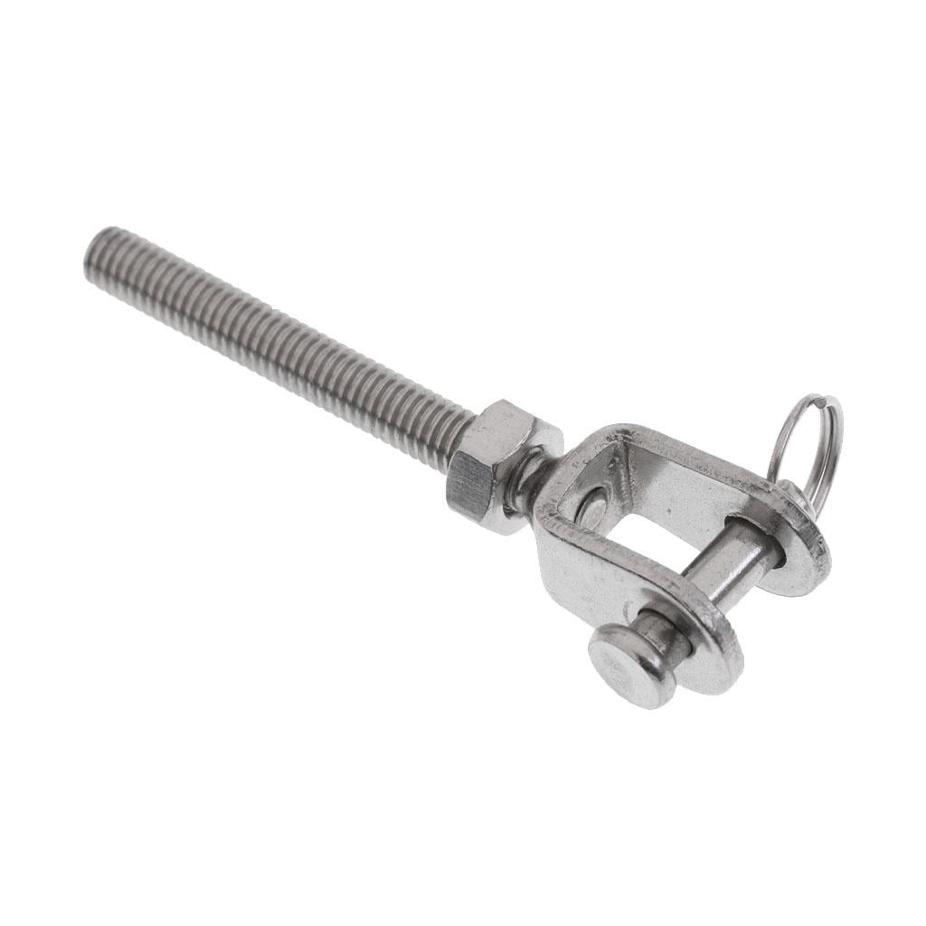 Deck Hardware Turnbuckle Jaw End Fitting & Nut Stainless Steel 316 M6 ...