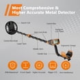 Professional Waterproof Metal Detector for Adults & Kids – 8-Inch High ...
