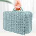 Kraoden Imitation Rattan Box Retro Portable Storage Box Wedding ...