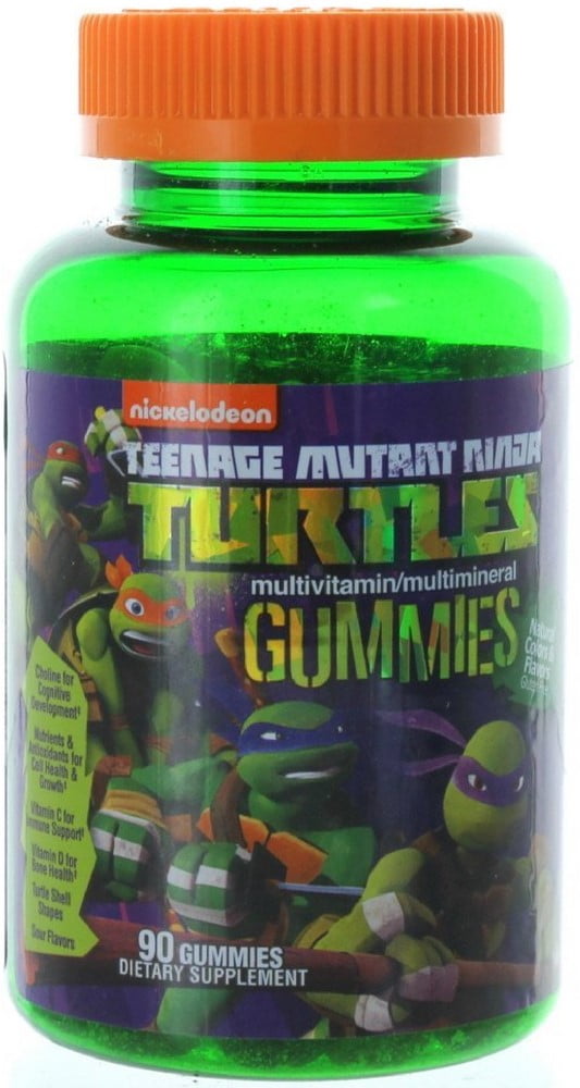 Nickelodeon Multi Vitamins Gummies Teenage Mutant Ninja Turtles 90